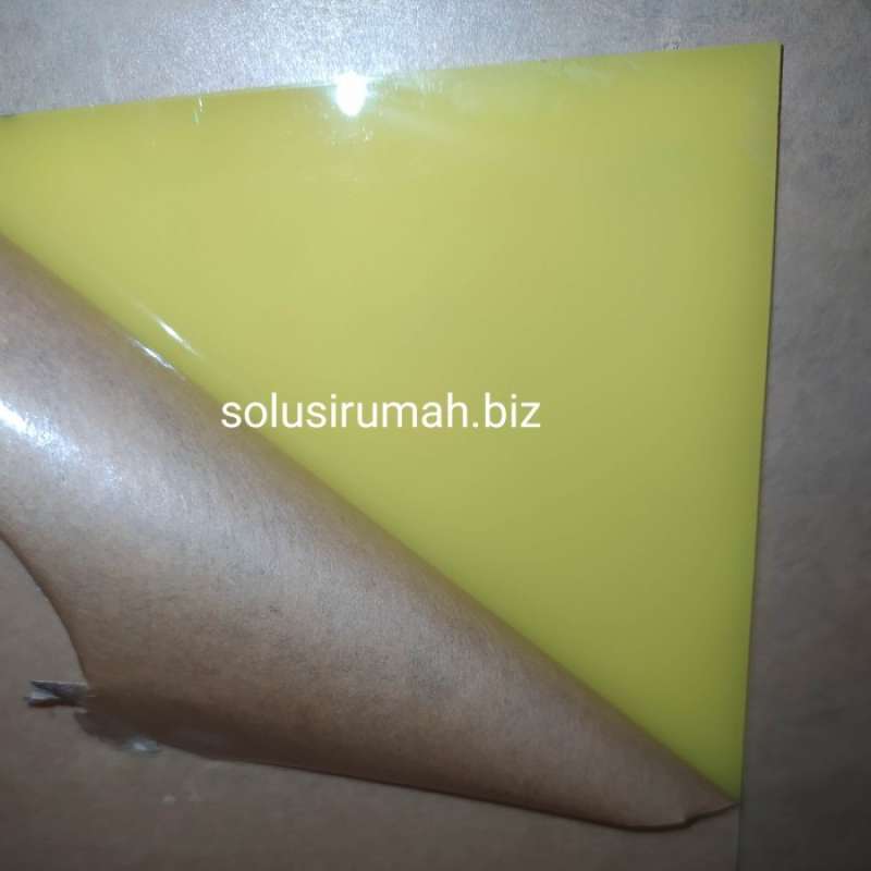 Jual Acrylic Akrilik Sheet Custom mika 3mm 3 mm kuning /10cm tembus ...