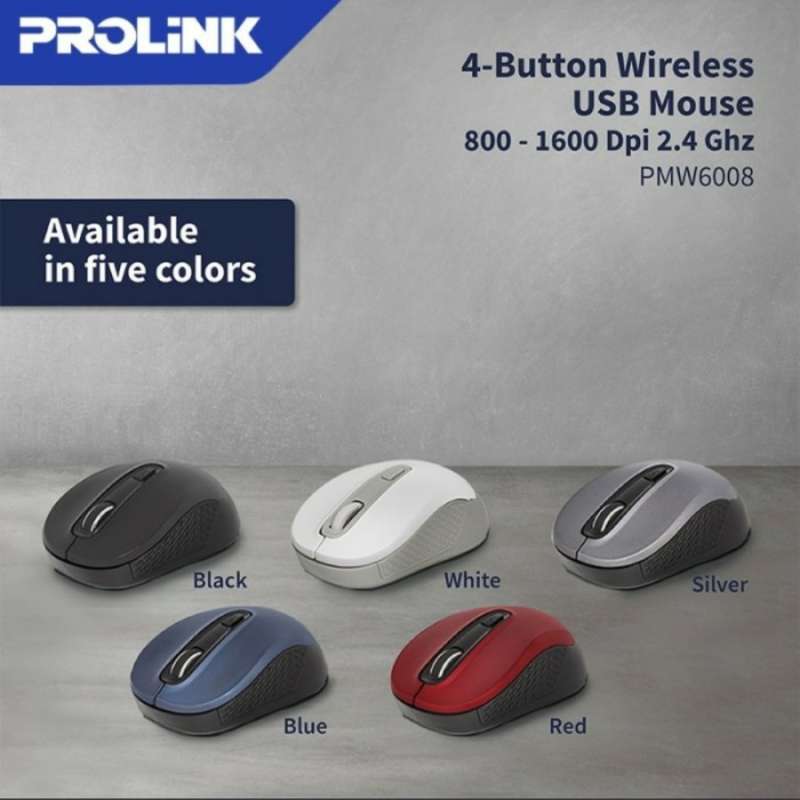 Jual Prolink Wireless Mouse PMW6008 - Red di Seller CJmart Official ...