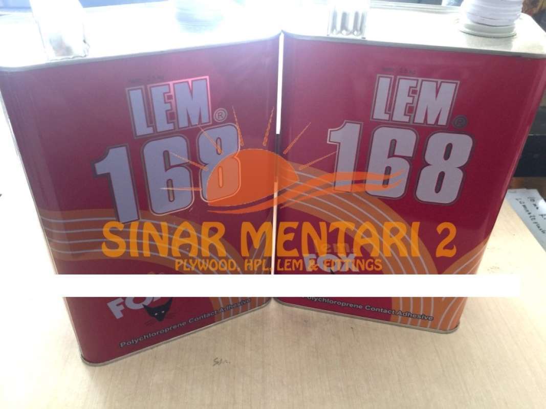 Jual Lem Kuning 168 Polos (galon 2,5kg) di Seller Toko Sinar Mentari 2 ...