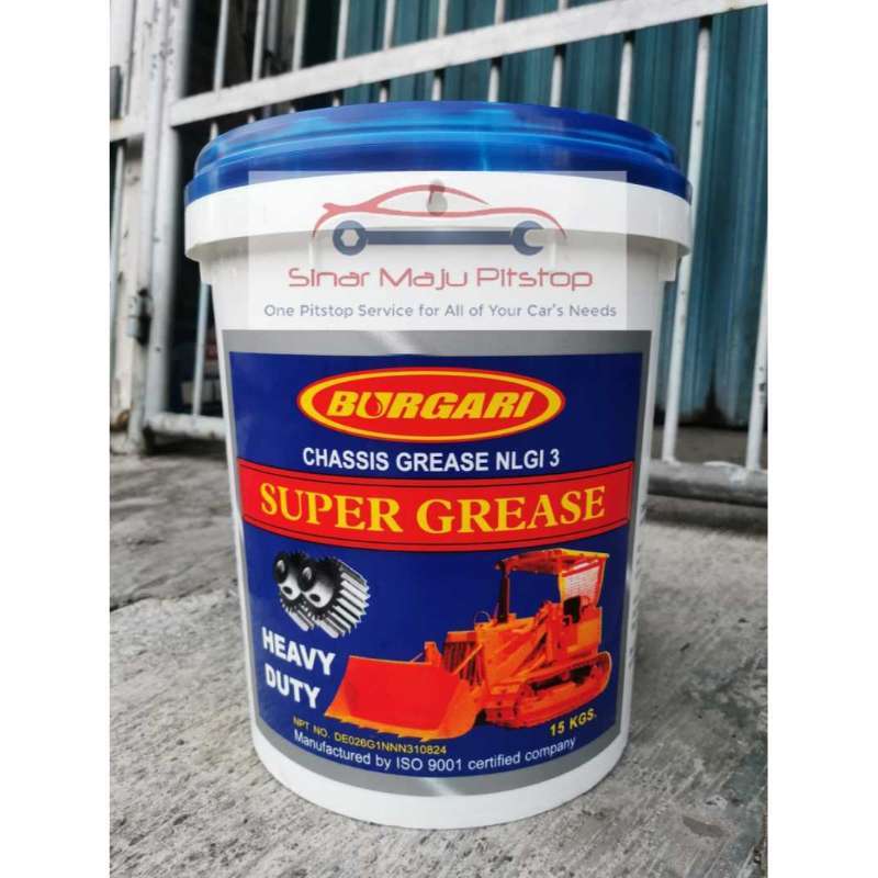 Jual Burgari Super Chassis Grease Pail Ember 15 Kg Original Made In ...