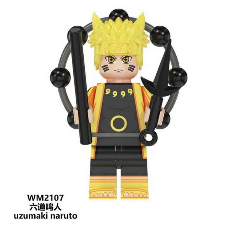 Jual WM2107 - Uzumaki Naruto Orochimaru Killer Bee Minifigure Brick ...