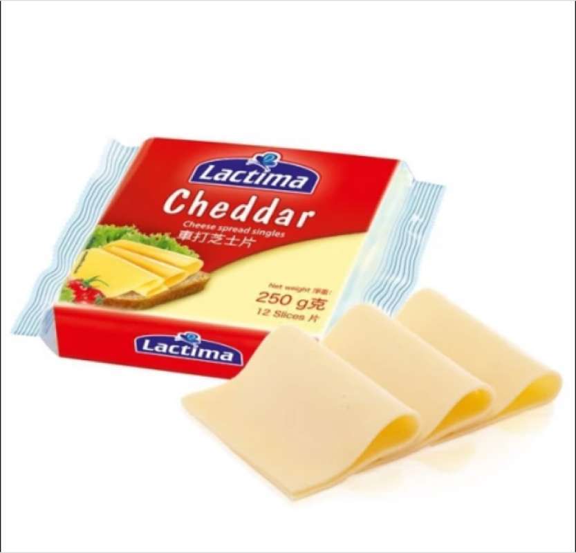 Jual Lactima Cheese Cheddar Slice 250gr Di Seller Growell Wholefoods ...