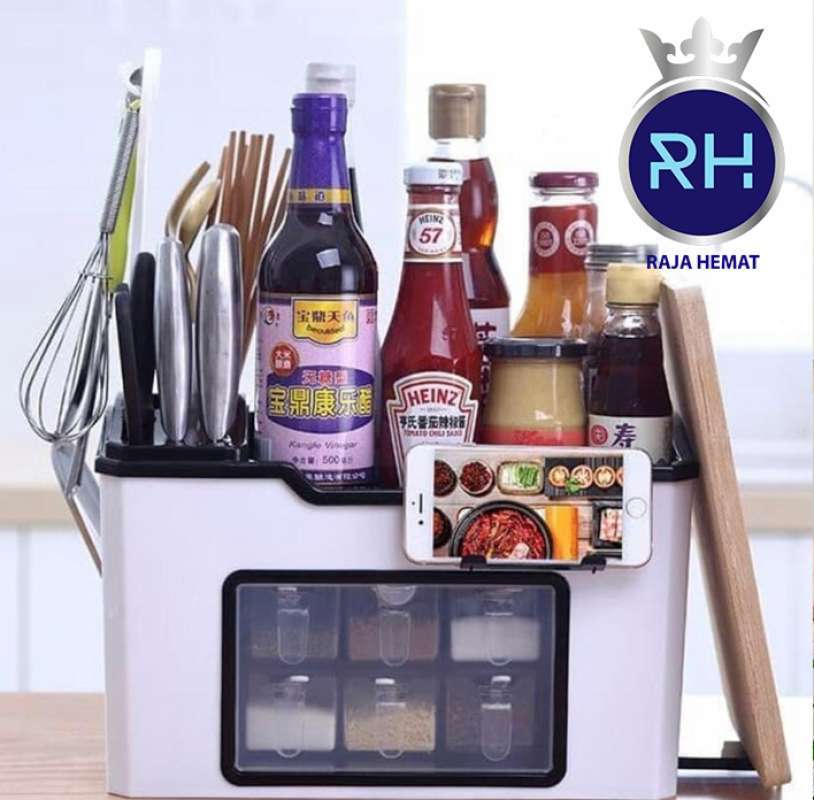 Jual RAK BUMBU DAPUR 6 LACI - RAK BUMBU SERBAGUNA di Seller Raja Hemat ...