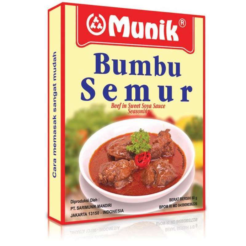 Jual MUNIK BUMBU SEMUR 80 GR di Seller Foodmart Basco Padang Official ...