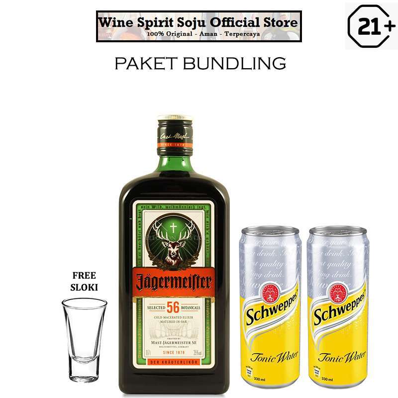 Promo Jagermeister 700ml Free Tonic Water Diskon 5% Di Seller Wine ...