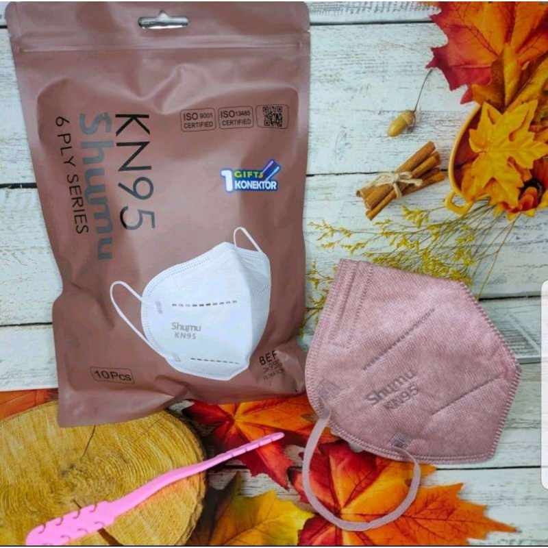 Jual MASKER KN95 SHUMU 6 PLY - WARNA SHRIMP di Seller El Raya Store ...