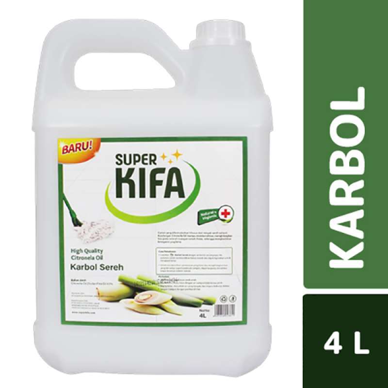 Jual Super Kifa Pembersih Lantai Sereh 4 Liter di Seller Hashira ...