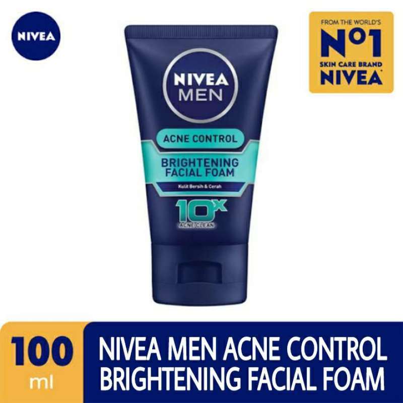 Jual Nivea Men Acne Control Brightening Facial Foam [100ml] Di Seller ...