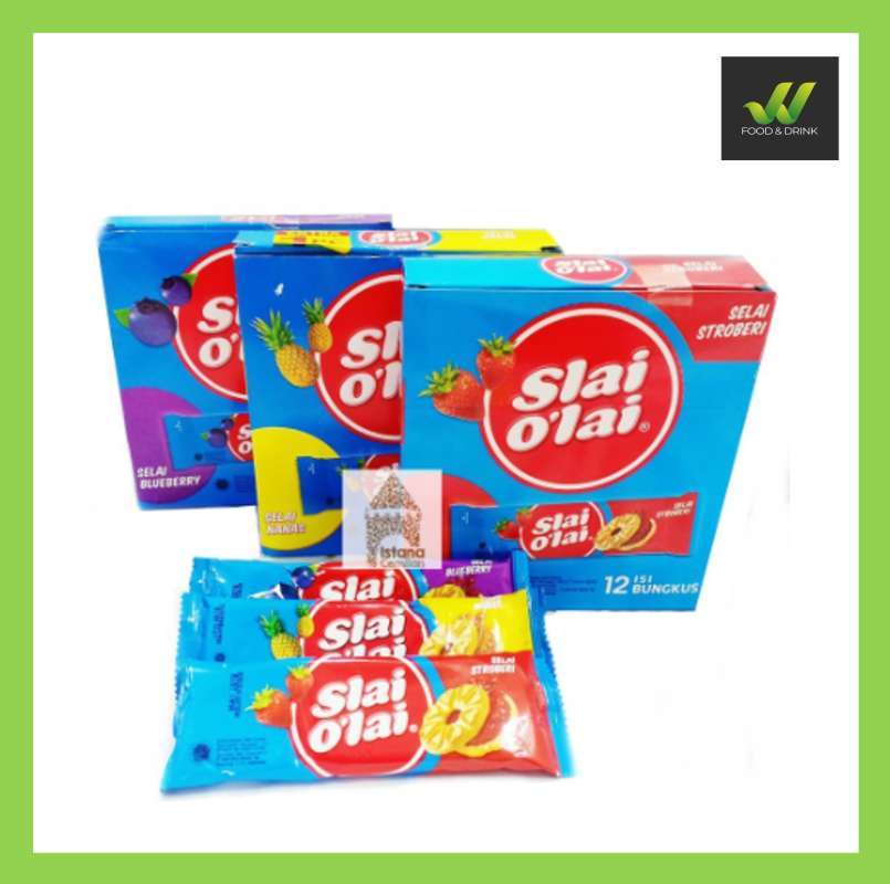 Jual Slai Olai / Biskuit Slai Olai Box Rasa Strawberry di Seller jj ...