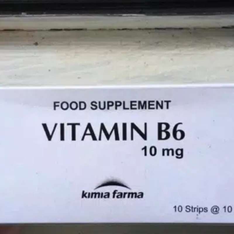 Jual VITAMIN B6 KIMIA FARMA 10 MG 10 TABLET di Seller TiaraShop ...