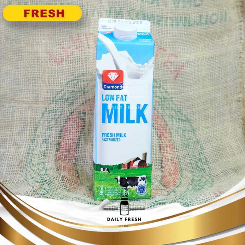 Jual DIAMOND FRESH MILK 946 ML LOW FAT di Seller Dunia chiko - Kebon ...