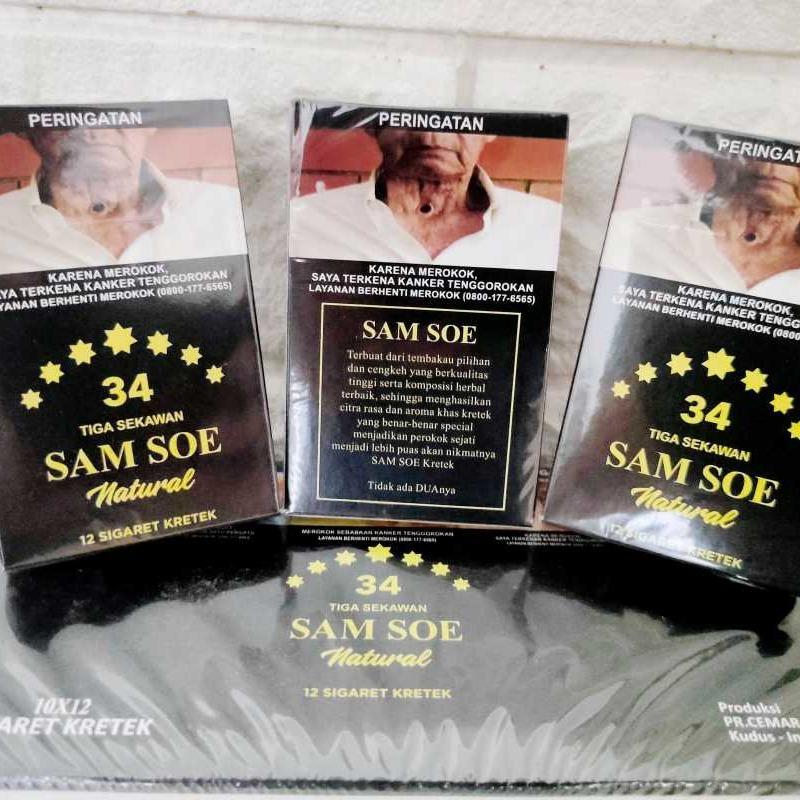 Jual Rokok Kretek Tiga Sekawan Sam Soe 12 Batang di Seller Toko Pniel2 ...