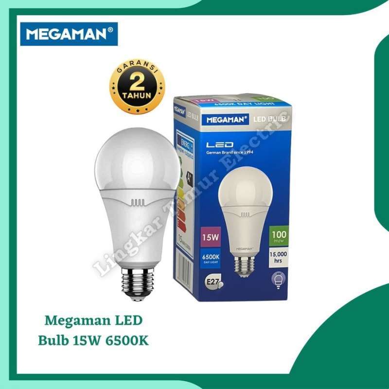 Jual Lampu LED MEGAMAN LED A-BULB 15 Watt 15W Daylight Lampu Bohlam Putih di Seller Lingkar ...