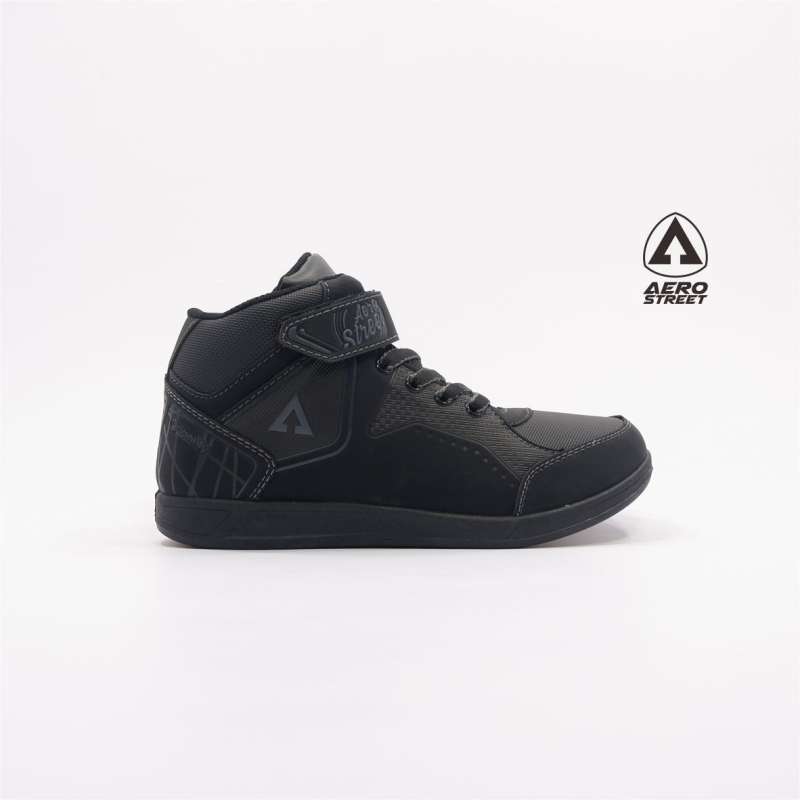 Jual Aerostreet 35-38 Quantify V3 Full Black - Sepatu Sneakers Casual ...