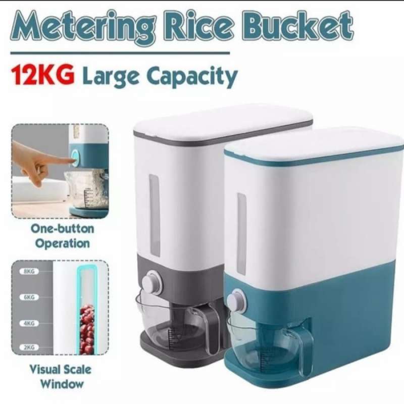 Jual TEMPAT PENYIMPANAN BERAS 12KG-WADAH PENYIMPANAN BERAS-RICE BOX di ...
