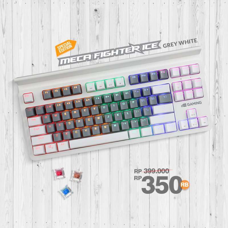 Promo Digital Alliance Keyboard Gaming Meca Fighter ICE TKL Special ...