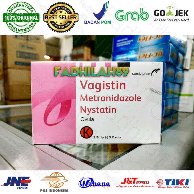 Jual Vagistin Ovula Strip ORIGINAL - Isi 5 Ovula (Obat Keputihan) di ...