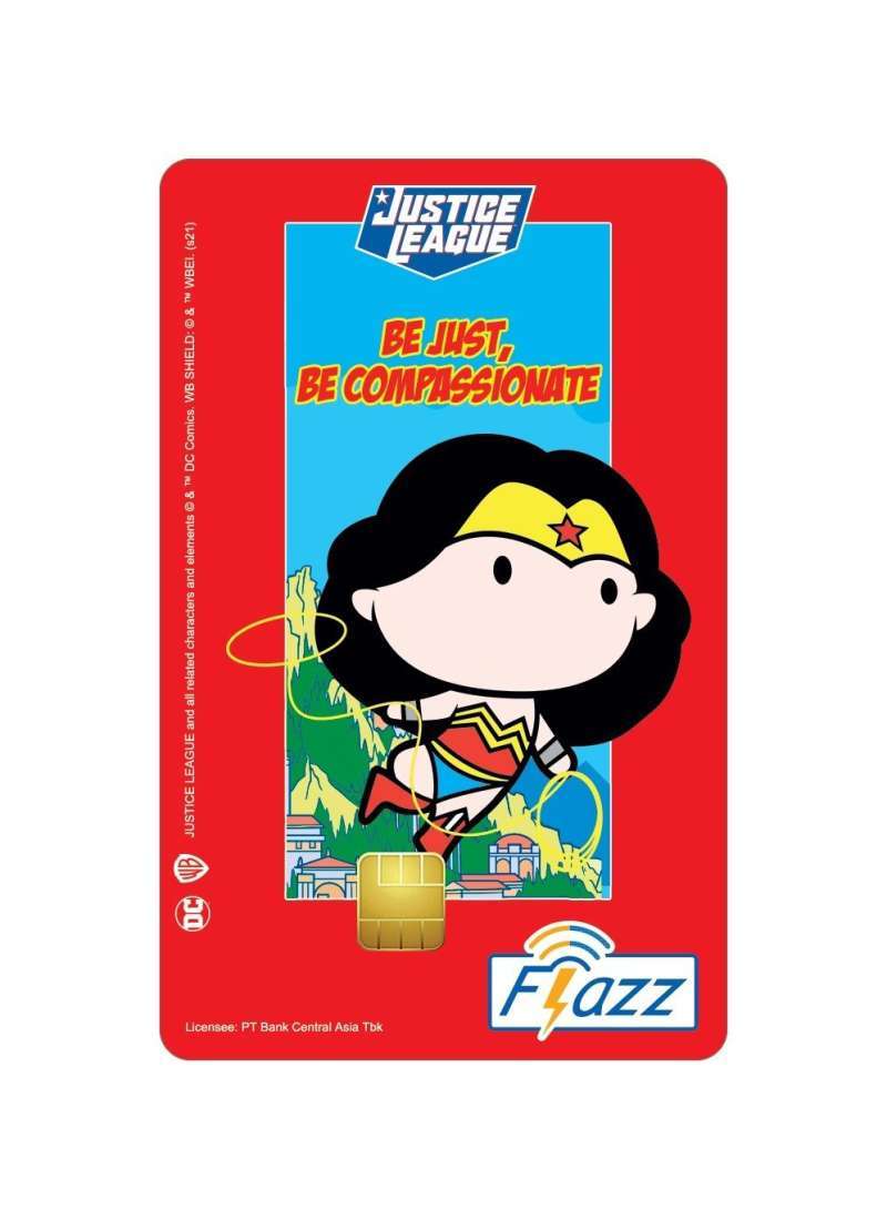 Jual Kartu Flazz Limited Edition Justice League Wonder Woman GEN 2 di ...