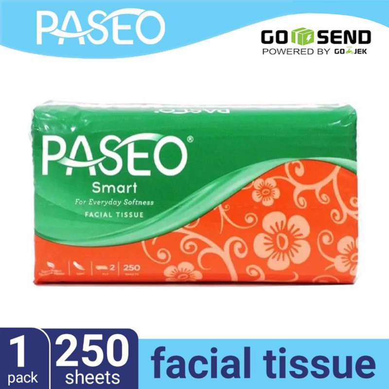 Jual Paseo Smart Facial Tissue 1 Pack 250 Sheets 2 Ply di Seller TOKO ...