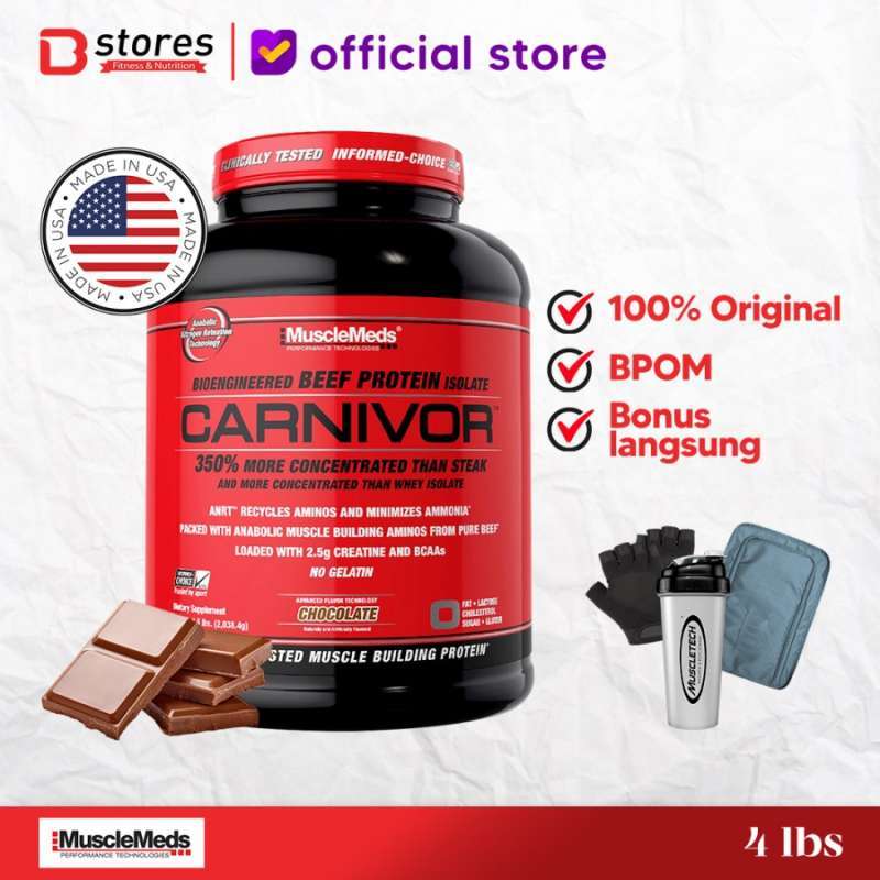 Jual Musclemeds Carnivor Whey 4lb Beef Protein Bstores di Seller ...