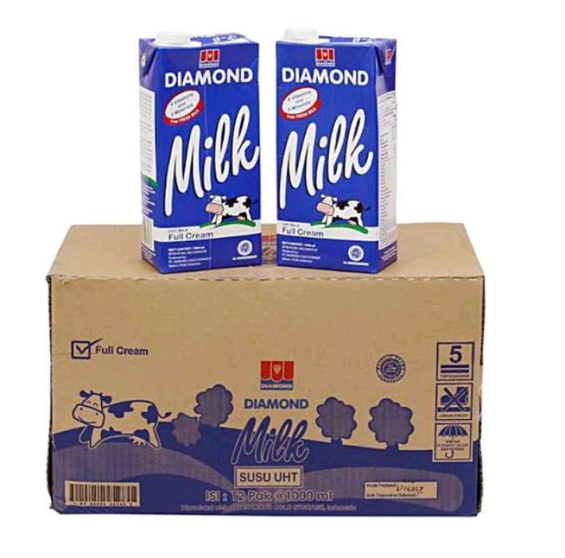 Promo Susu UHT Diamond 1L 1 dus Diskon 2% di Seller LARISMART - Gunung ...