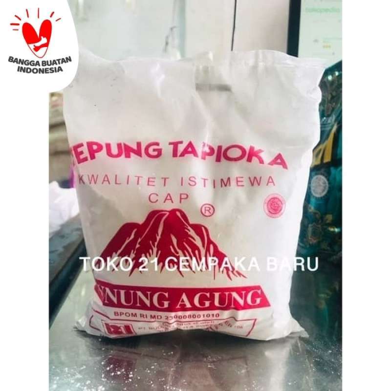 Jual Tepung Tapioka Cap Gunung Agung 500 gram | Tepung Sagu Gunung 500g ...