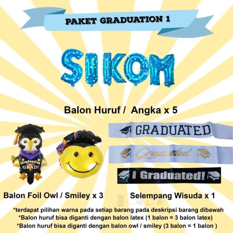 Jual Paket Wisuda 1 II Paket Graduation 1 di Seller Bora - Wanajaya ...