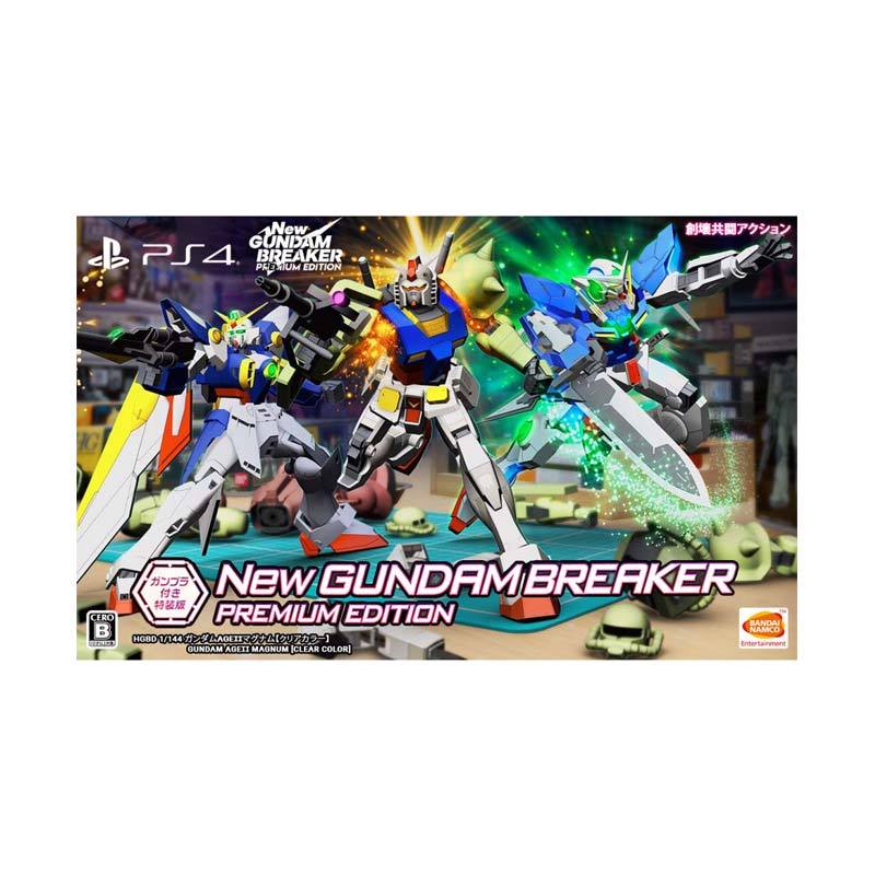 Promo SONY PS4 New Gundam Breaker Premium Edition Gunpla Figure ...