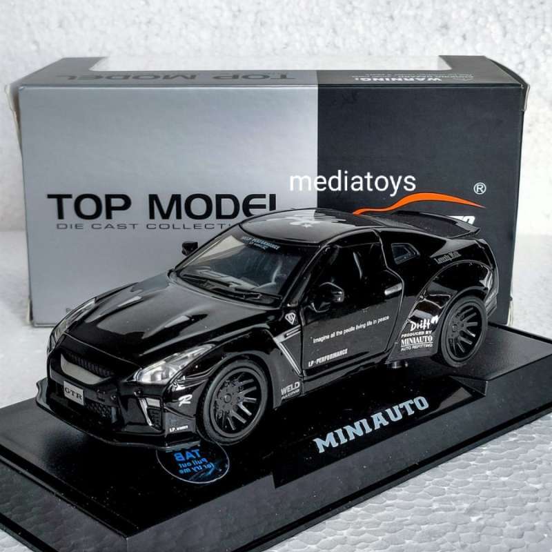 Jual Diecast 1:32 Miniauto Nissan Gtr R35 Warna Hitam Di Seller Media ...