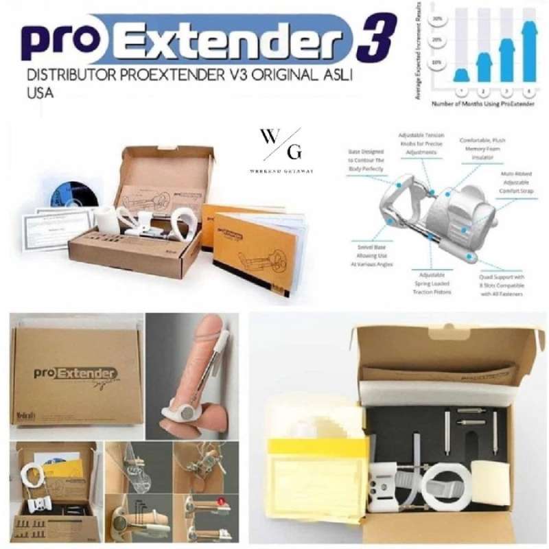 Jual Pro extender V3 asli alat efektif pemanjang/pembesar_vital ...