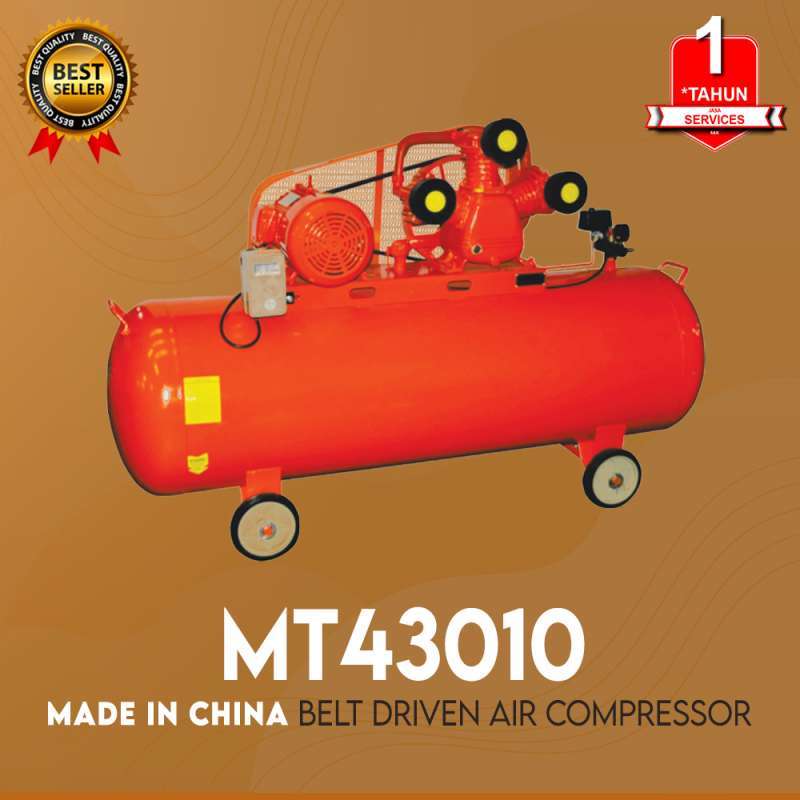 Jual Kompresor Angin Belt Driven Air Compressor Dinamo 10 Hp 430 L AKS ...