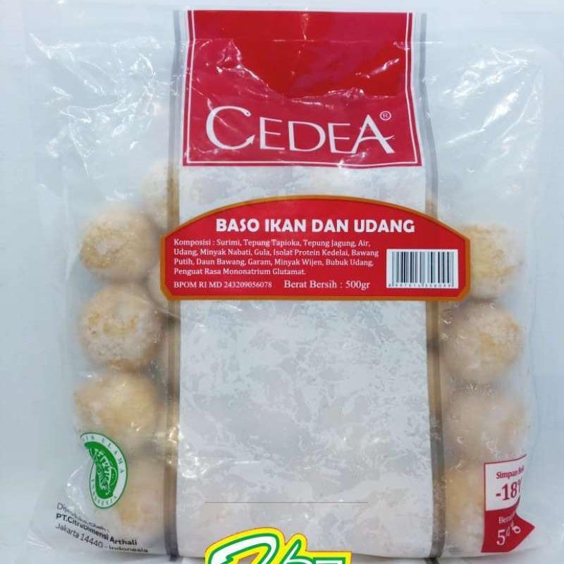 Jual CEDEA Bakso Ikan dan Udang 500gram di Seller Hazfood - Karang Ayu ...