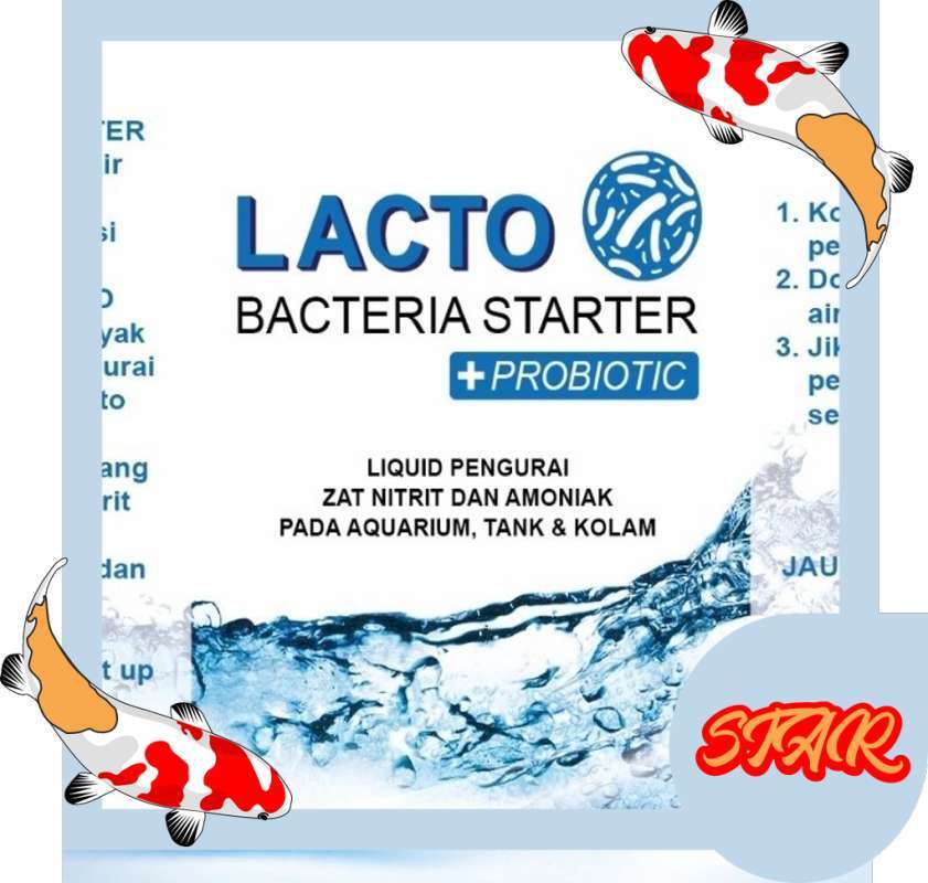Jual Aquarium Bacteria Starter Plus Probiotic Lacto 20 Gr Di Seller ...