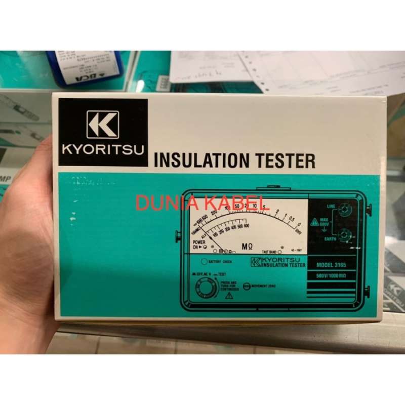 Jual Analog Insulation Tester / Megger Kyoritsu 3165 Ori di Seller ...