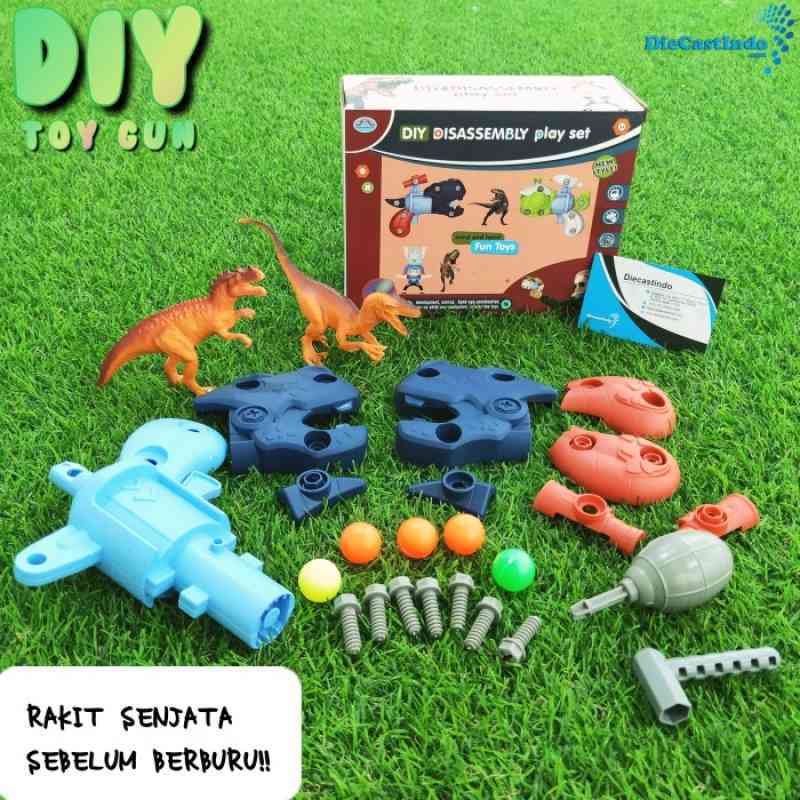 Jual Mainan Anak - Diy Assembly Gun Set Dino / Pistol Rakitan Dan ...