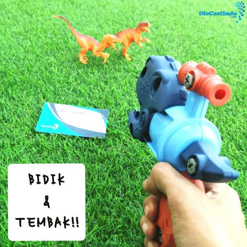 Jual Mainan Anak - Diy Assembly Gun Set Dino / Pistol Rakitan Dan ...