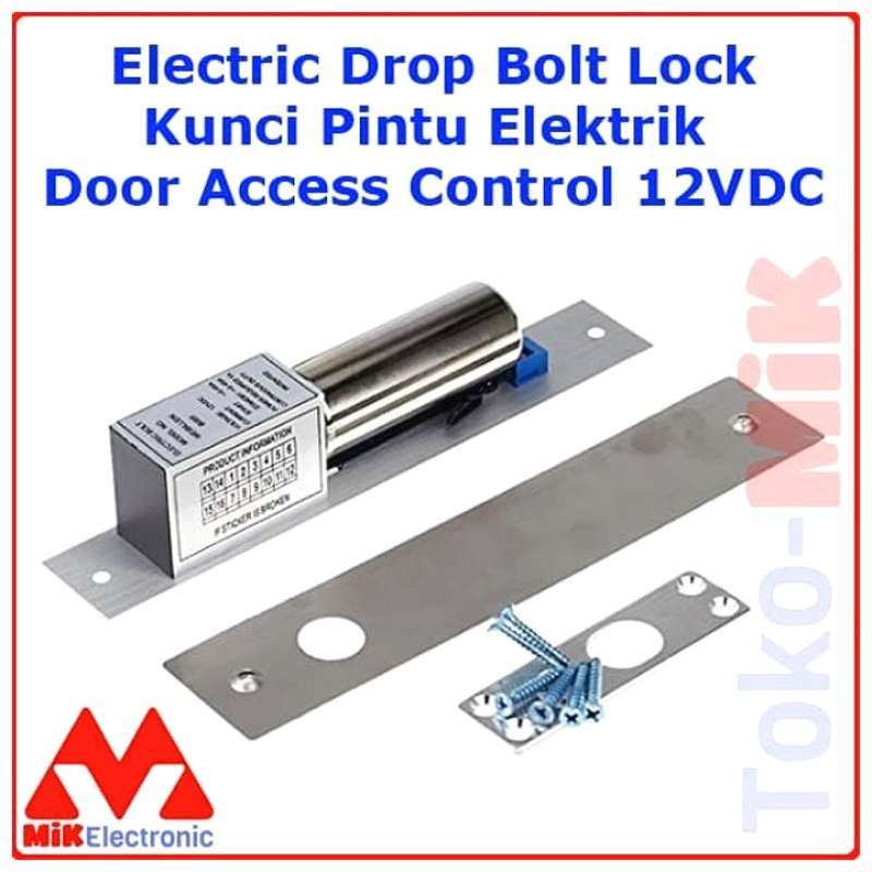 Jual Jual Electric Drop Bolt Lock Kunci Pintu Elektrik Rfid Door Access ...
