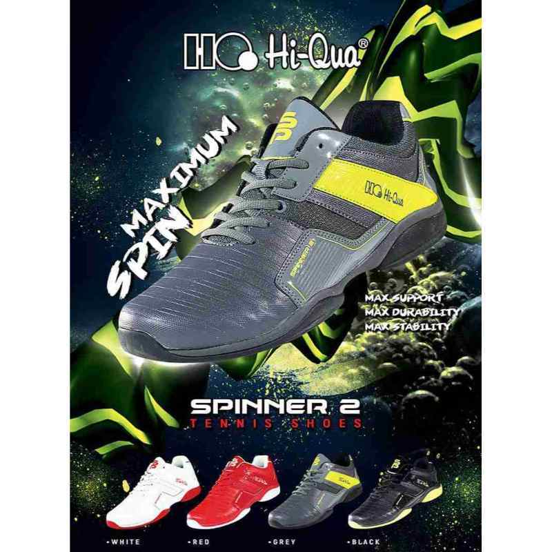 Jual Sepatu Hiqua Spinner / Hi Qua Spinner 2 Original - Hitam di Seller ...