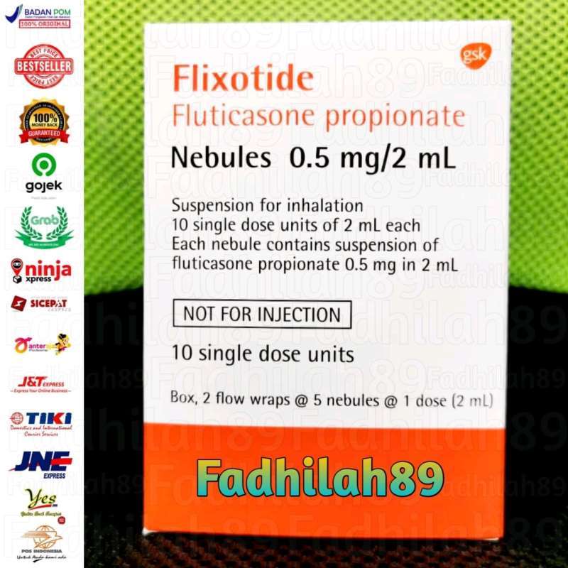 Promo Flixotide Nebules 0,5 Mg/2 ML BOX ORIGINAL 10 VIAL Diskon 18% di Seller Fadhilah89 - Pal ...