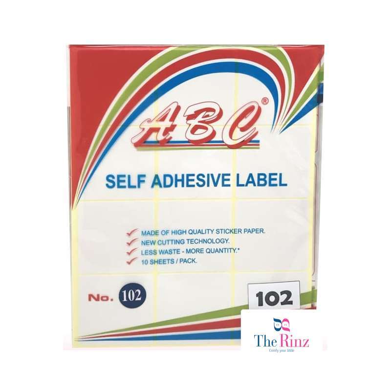 Jual stiker label ABC (self adhesive label) / label undangan - 102 di ...