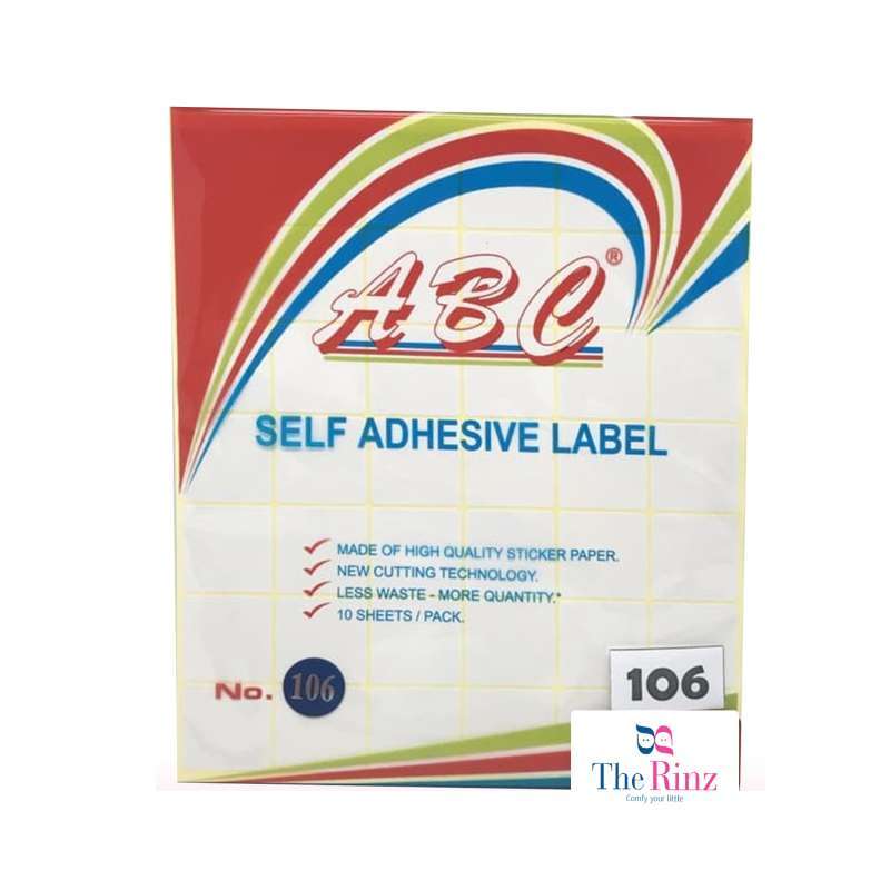 Jual stiker label ABC (self adhesive label) / label undangan - 106 di ...