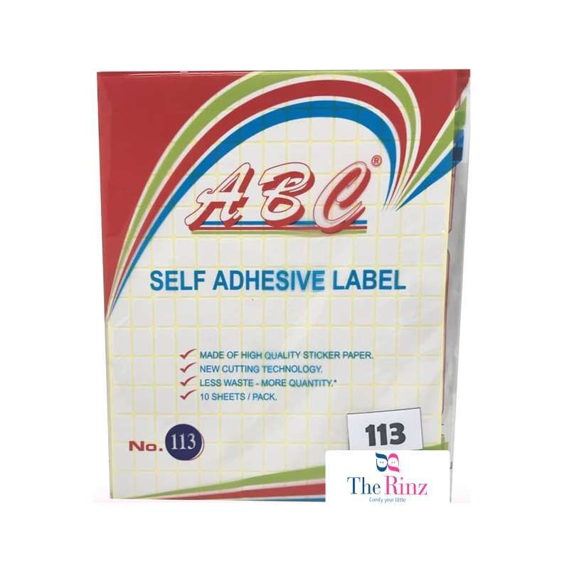 Jual stiker label ABC (self adhesive label) / label undangan - 113 di ...