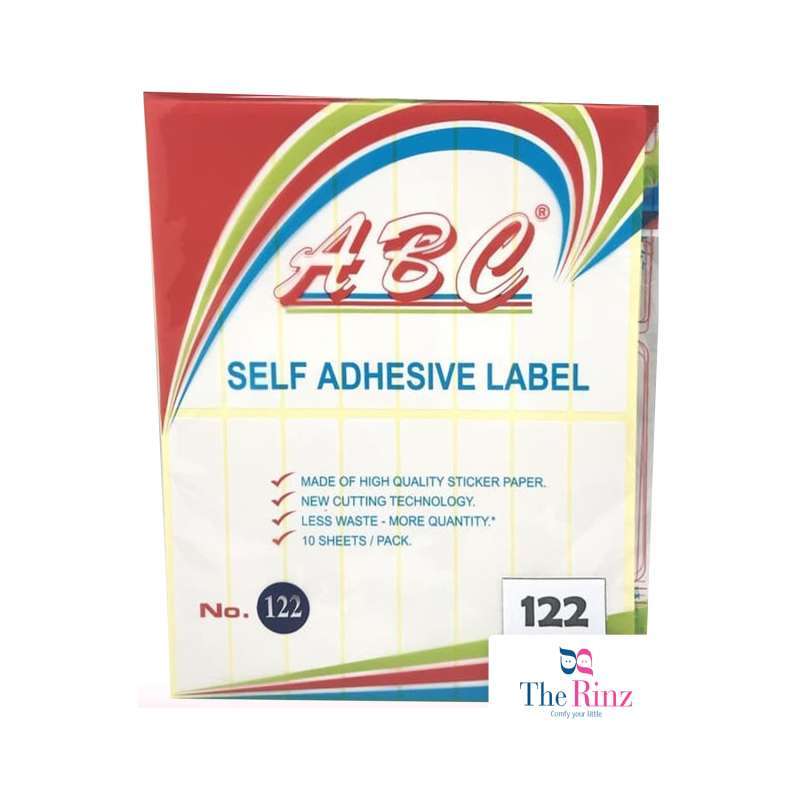 Jual Stiker Label Abc (self Adhesive Label) / Label Undangan - 122 Di ...
