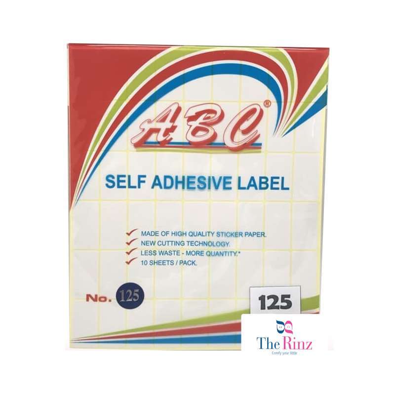 Jual stiker label ABC (self adhesive label) / label undangan - 125 di ...