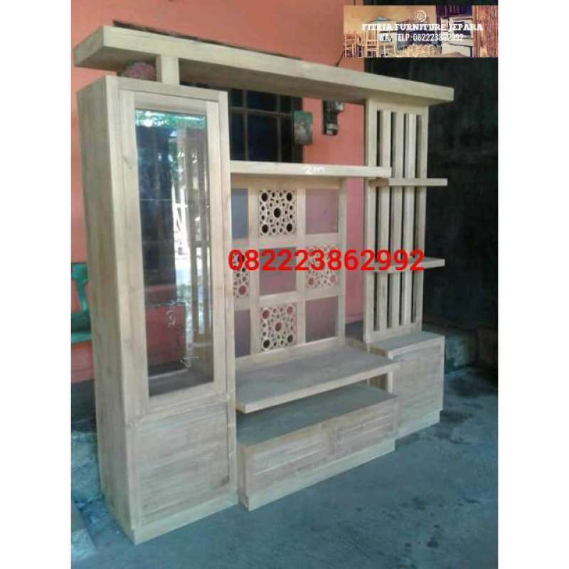 Promo buffet tv murah Almari Tv minimalis Partisi Diskon 2% di Seller ...