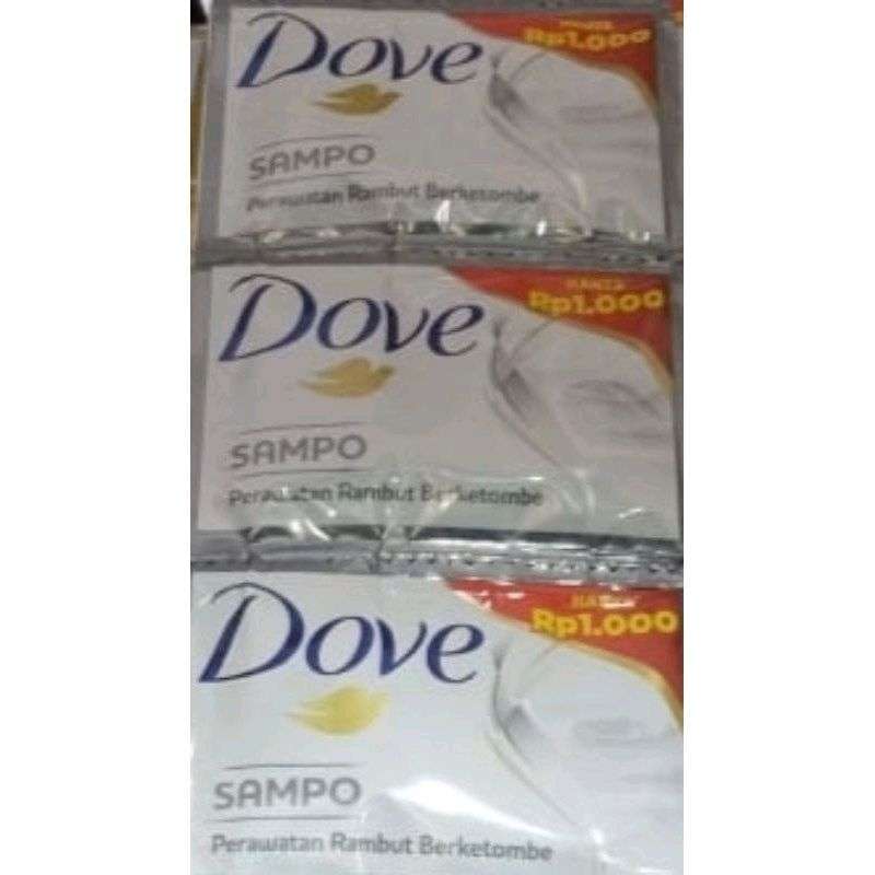 Jual Shampoo Dove SHAMPHOO ANTI KETOMBE renceng isi 12 sachet di Seller ...