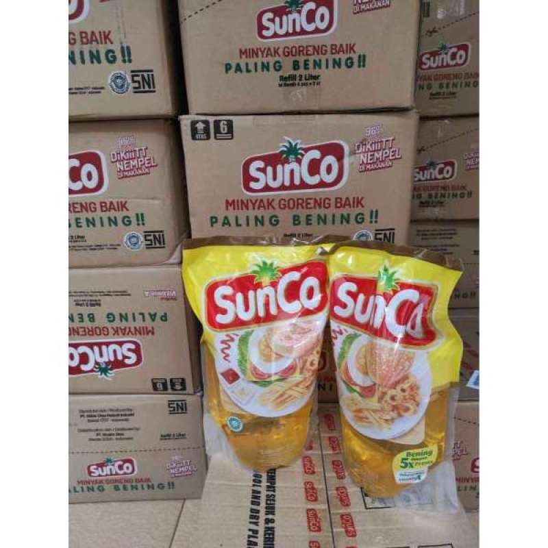 Jual Minyak Goreng Sunco 2 Liter 1 Dus Khusus Instan Kurir di Seller ...