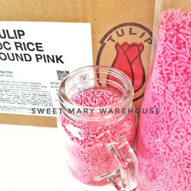 Jual Tulip Meises PINK 250gr Meses Merah Muda Pastel Chocorice Ceres ...
