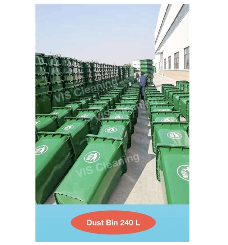 Jual Tempat Sampah Plastik Kleen 240 L ( Plastic Dust Bin ) Di Seller Vis Cleaning - Vis ...