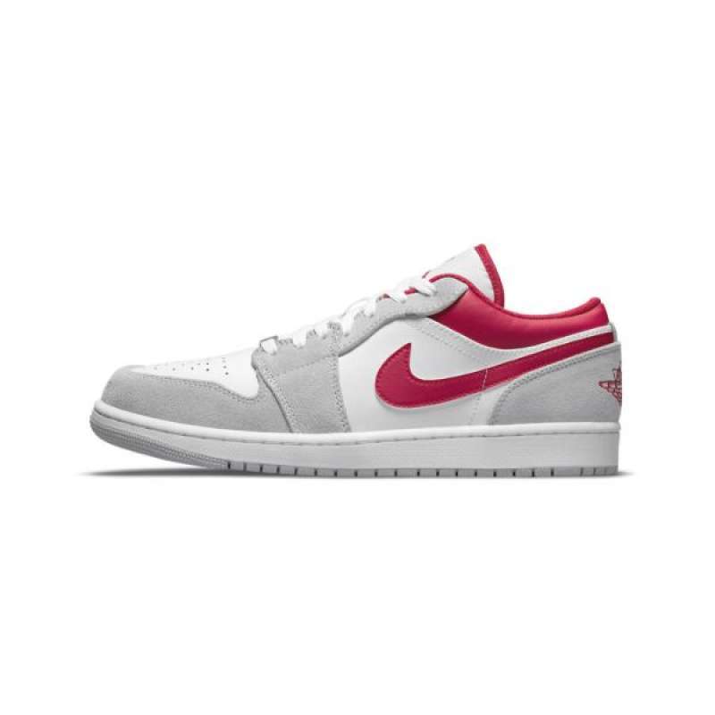 Jual NIKE Air Jordan 1 Low Grey Red - 9 di Seller Hotsaucesneakers ...